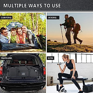 86l Large Duffel Bag For Travel, Gym & Sports - Water Repellent Polyester, Hidden Straps, Shoe Compartment - Perfect Luggage Duffle Bag Or Backpack For Men & Women