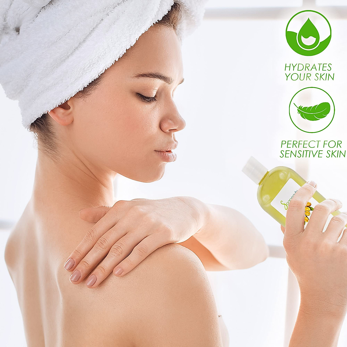 Soapeauty Cold Pressed Refined ARGAN Oil | 100% Natural & Pure | Carrier for Essential Oils, Argan Oil for Skin, Argan Oil for Hair Growth & Moisturizer | 32 fl oz