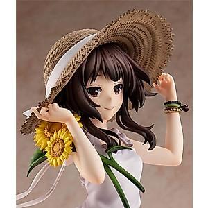Kadokawa KonoSuba: Legend of Crimson: Megumin (Sunflower One-Piece Dress Version) PVC Figure, Multicolor