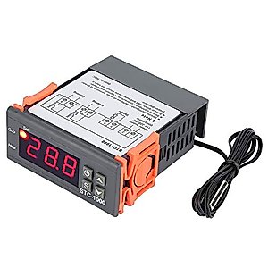 Hilitand STC 1000 Digital Temperature Controller, -50℃-99℃ Alarm Intelligent Thermostat LED with Sensor AC110V-220V