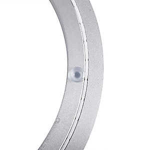 YaeMarine Heavy-Duty 12 Inch Aluminum Lazy Susan Ring/ 360° Turntable with Single-Row Ball Bearings, Bearings Swivel Plate Turntable on Dining-Table Furniture Hardware Turntable