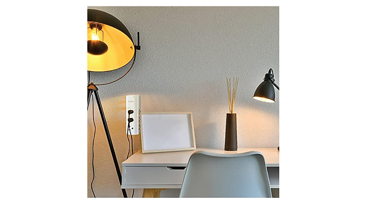 Tech2 Three Sided Surge Protector Power Strip with 9 Outlets & 2 USB ...