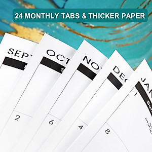 2025-2027 Monthly Planner/Calendar - Jul. 2025 - Jun. 2027, 9" x 11", 2025-2027 Calendar Spiral Bound, 2 Year Monthly Planner with Tabs