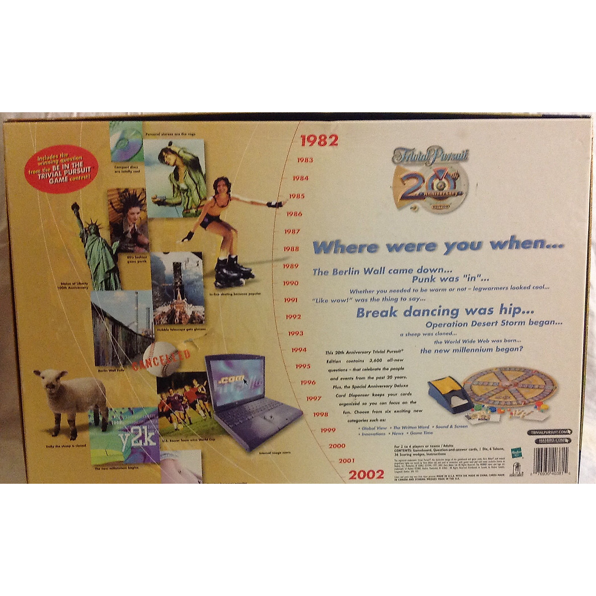 Hasbro Games Trivial Pursuit 20th Anniversary