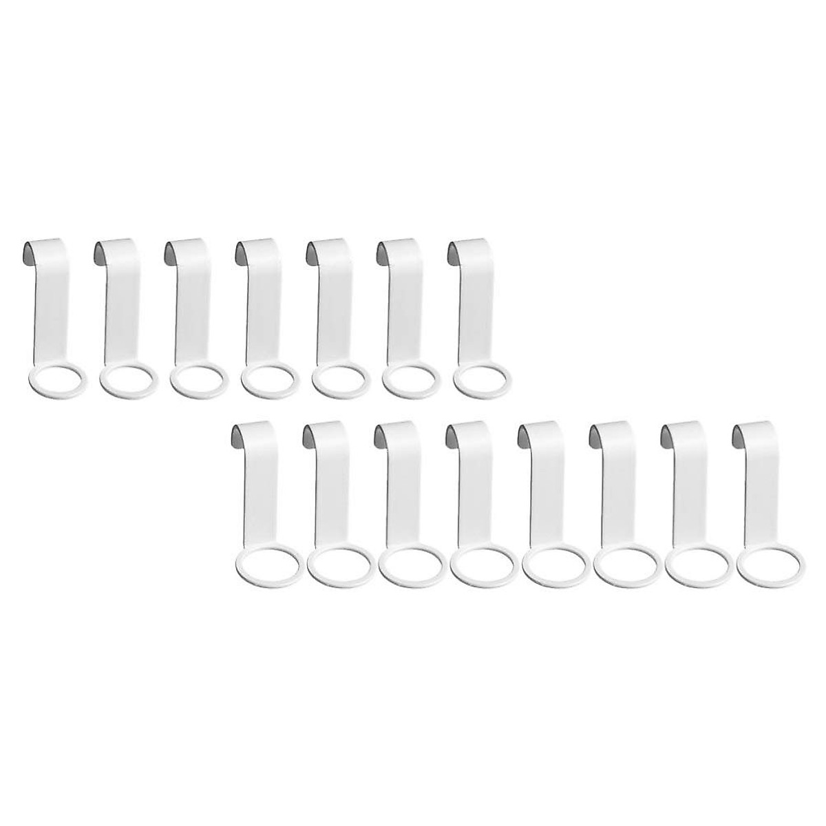 16pcs Shampoo Holder Hooks Bathroom Bottle Holder Shower Gel Bottle Rack Hangers Liquid Soap Shower Holders for Bathroom