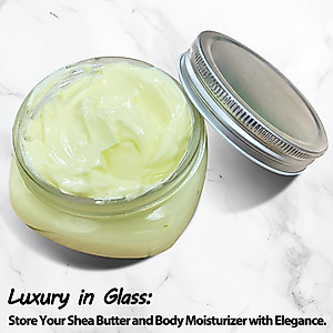 CHGShine Wide Mouth Mason Jar 8 oz for Pickling, Shea Butter Body Butter, Canning, Candles, Fruit Preserves, Jam or Jelly - Glass jar with Lids 8pc