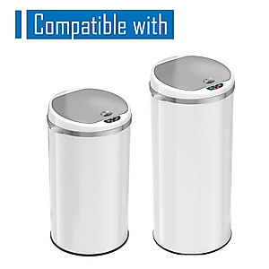 iTouchless Trash Can Lid for Touchless Sensor Bin Models MT08RW and MT13RW, Fits both 8 and 13 Gallon bins