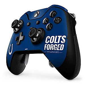 Skinit Decal Gaming Skin compatible with Xbox One Elite Controller - Officially Licensed NFL Indianapolis Colts Team Motto Design