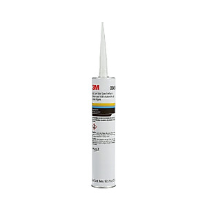 3M Fast Cure Auto Glass Urethane, 08690, 10.5 fl oz Cartridge , White