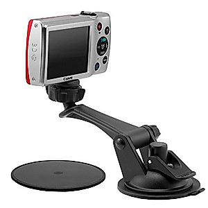 Arkon Sticky Suction Windshield or Dash Camera Car Mount Holder for Sony Samsung Panasonic Nikon Cameras