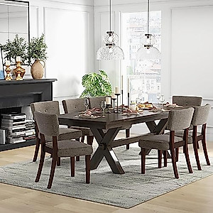 ACME Set of 2 Drake Espresso Side Chair, 36-Inch