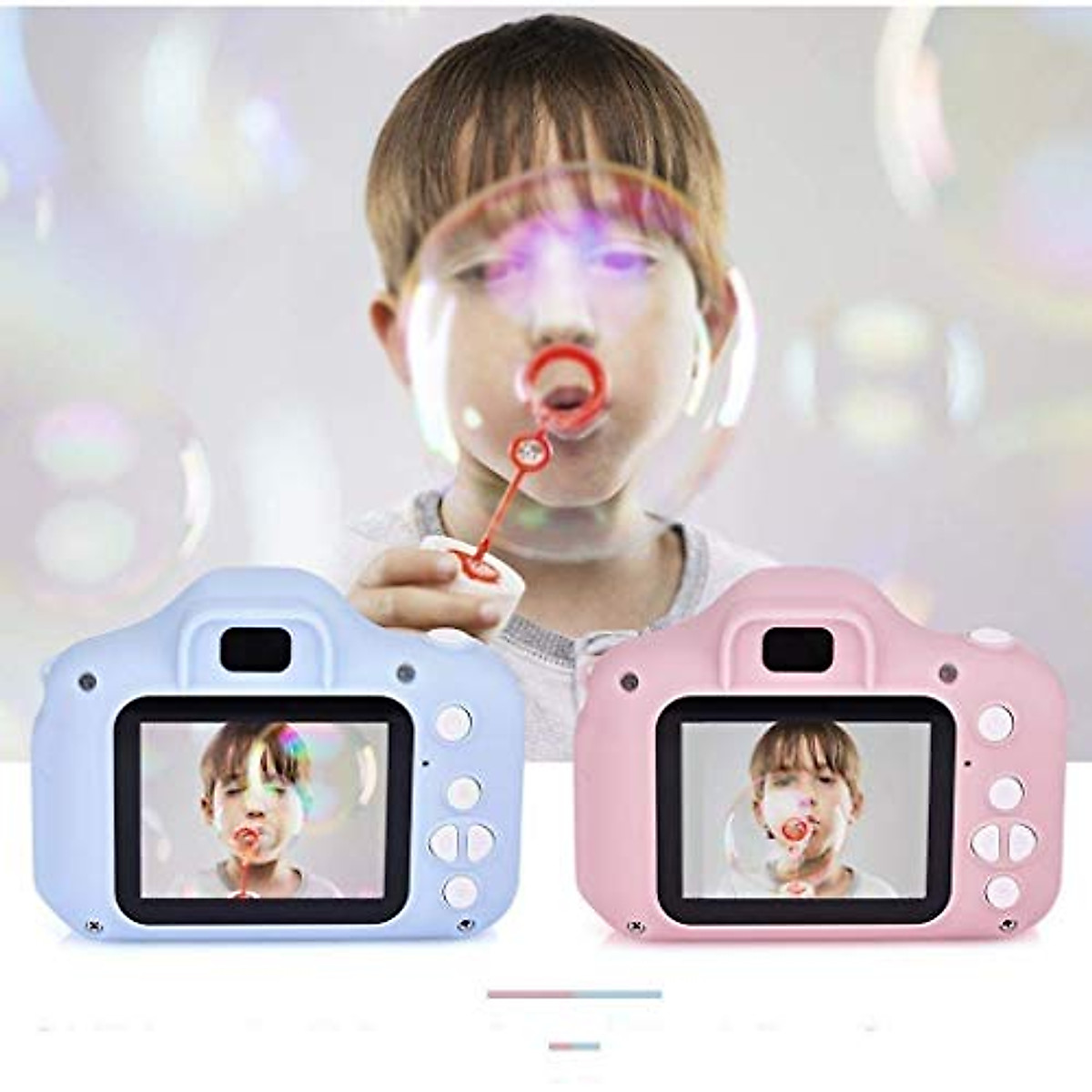 LKYBOA Children's Digital Camera - Kids Camera, Camera for Kids Video Cameras Kids Digital Camera (Color : Blue)