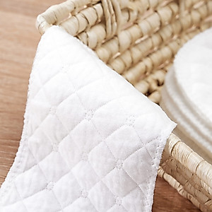 10PCS Three-Layers Cotton Diaper Reusable Solid Casual Infant Baby Cloth Diaper Covers Nappy Liners Insert (Three Layers - S, 30x11cm / 11.81x4.33in)