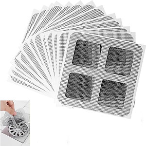 Generic Disposable Hair Drain Stickers, 2024 New Disposable Floor Drain Filter Stickers Floor Drain Sticker, Hair Drain Sticker for Bathroom, Laundry, Bathtub, Kitchen, Sink (50), As Show