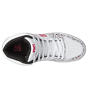 DC Cure High Top Women's Skate Shoes Sneaker Black/Leopard 7 B - Medium