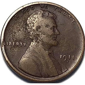 1911 S Lincoln Wheat Cent Penny Seller Very Fine