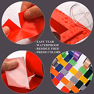 LLPT Duct Tape Premium Grade 2.36 Inches x 108 Feet x 11 Mil Easy Tear Residue Free Strong Adhesive Color Dark Brown (DT254)