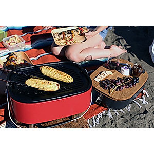 Cuisinart CGG-750 Portable, Venture Gas Grill, Red