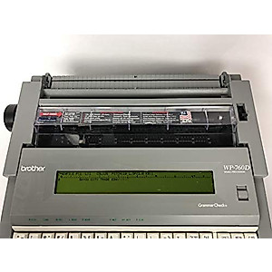 Brother Model WP-760D Word Processor Gray Electric Typewriter