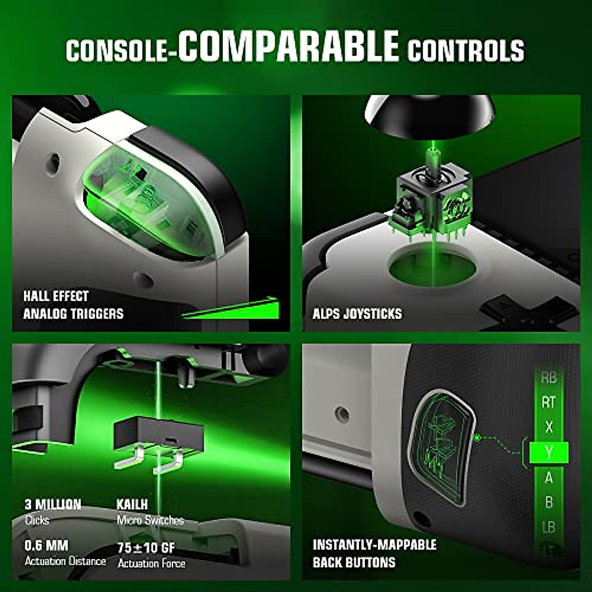 GameSir X2 Pro-Xbox Mobile Game Controller for Android Type-C (100-179mm), Phone Controller for xCloud, Stadia, Luna - 1 Month Xbox Game Pass Ultimate -Passthrough Charging (White)
