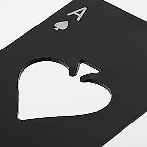 QLL 6 Pack Bottle Opener, Stainless Steel Credit Card Size Casino Bottle Opener