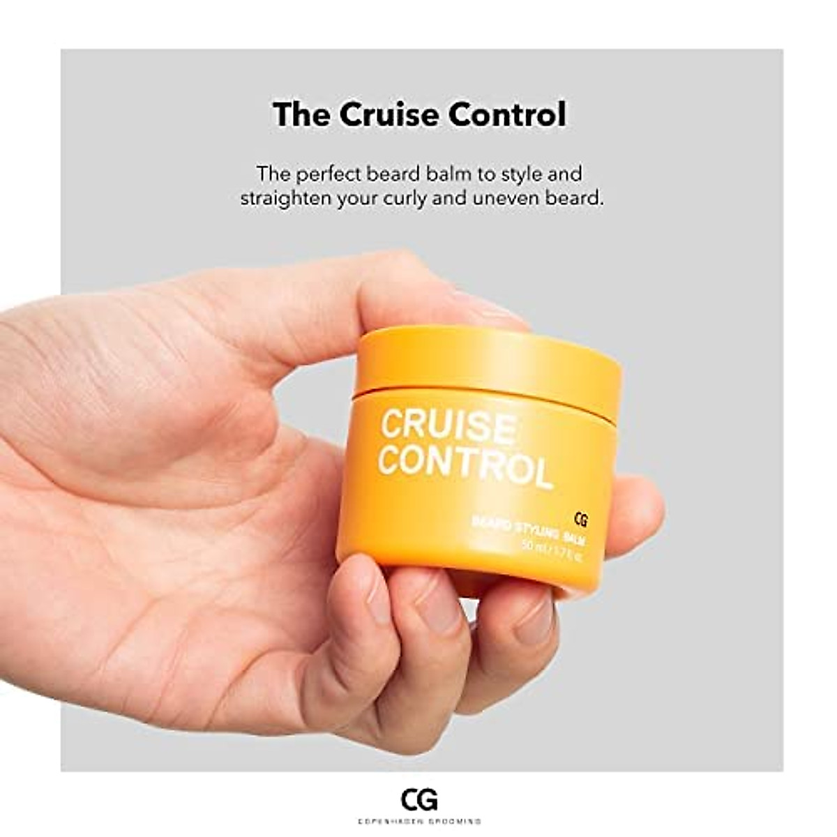 Copenhagen Grooming Cruise Control Beard Balm for Men - Beard Styling Balm - Beard Wax - Beard Care for Men - Men's Beard & Mustache Care