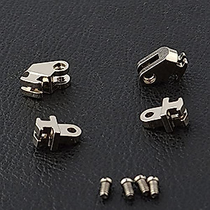 10 Sets of Optical Glasses, High Nickel Glasses Hinge Screws, Plastic Glasses Repair Parts