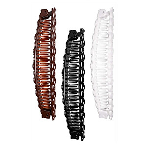 Banana Clips Hair Clincher Combs Bananas Vintage Large Hair Clip for Thick Fine Hair Women Clamp Accessory Banana Clip（Pack of 6） (D)