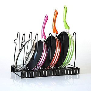 ZOOMSUN Adjustable kitchen shelf storage multi-layer kitchenware cutting board cutting board pot cover pot rack.