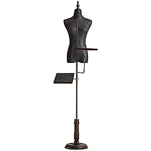 Female Sewing Tailors Dummy Dressmakers Dummies Tailors Dummy Display Professional Female Bust with Shoe Rack Pants Rack Female Mannequin
