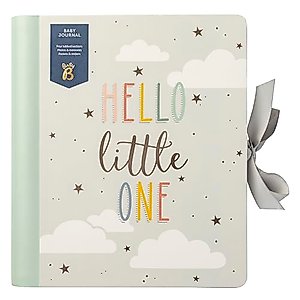 Busy B Baby B Baby Journal with Pockets and Stickers, Neutral