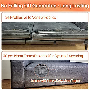 CoHaHa Furniture Protectors from Cats Scratch, Single Sided Cat Scratch Deterrent, Cat Scratch Furniture Protector Training Tape, Clear Anti Couch Scratch (4-Pack + 30 Tapes)