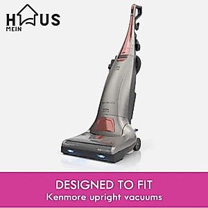 Kenmore 53294 Style O HEPA Cloth Vacuum Bags for Kenmore Upright Vacuum Cleaners 6 Pack, White + MEIN HAUS fast re-order card