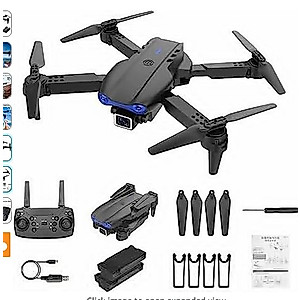 Drone with 1080P Dual HD Camera - 2023 Upgradded RC Quadcopter for Adults and Kids, WiFi FPV RC Drone for Beginners Live Video HD Wide Angle RC Aircraft, Trajectory Flight, Auto Hover,Carrying Case.