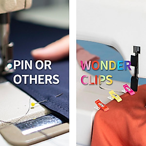 MumCraft Multipurpose Sewing Clips with Tin Box Package, Assorted Colors, Pack of 100