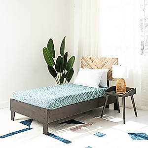 Signature Design by Ashley iKidz 7 Inch Firm Memory Foam Mattress with Pillow, CertiPUR-US Certified, Full, Blue