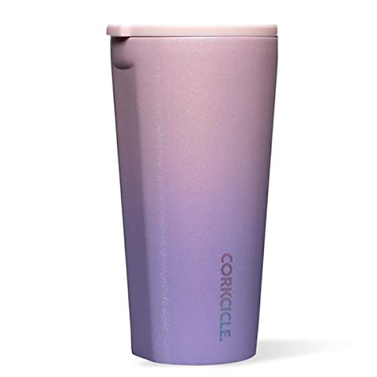 Corkcicle Travel Tumbler, Insulated Water Bottle with Lid, Spill Proof for Wine, Coffee, Tea, and Hot Cocoa, Ombre Fairy, 16 oz, 1 Count (Pack of 1)