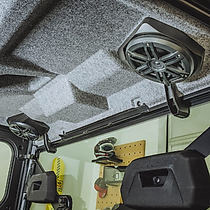 Rockford Fosgate RNGR18-STG2 Audio Kit: PMX-1 Receiver, M0 Series Front & Rear Speakers for Select Polaris Ranger Models (2018-2022)