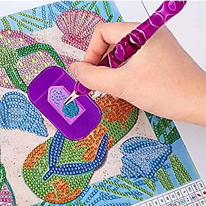 Accfore 22 Pcs Diamond Paint Pen Kits,Spiral Diamond Art Pens Stainless Tips Personalized 5D Diamond Painting Accessories Tools for DIY Painting Crafts