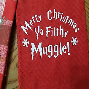 H Potte* Christmas Kitchen/Bathroom Towel Set Potter Gift