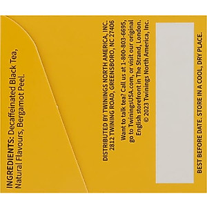 Twinings Earl Grey Decaf Tea, 20 Count