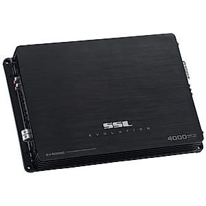 Sound Storm Laboratories EV4000D Class D Monoblock Car Audio Amplifier – 4000 High Output, 1 Ohm, Low Pass Crossover, Hook Up to Subwoofer for Bass
