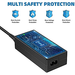 Powseed for LG Monitor Power Cord 19V DC Power Supply AC Adapter with 10FT Cable for LG Electronics 19'' 20'' 22'' 23'' 24'' 27'' LED LCD Monitor Widescreen LED LCD HD TV