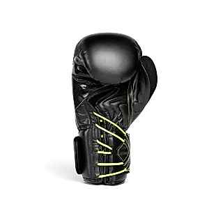 Everlast ProTex Boxing Fight Gloves Black/Green (12oz)
