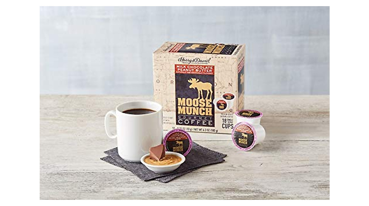Moose Munch Milk Chocolate Peanut Butter Coffee - 18 Cups | Harry & David