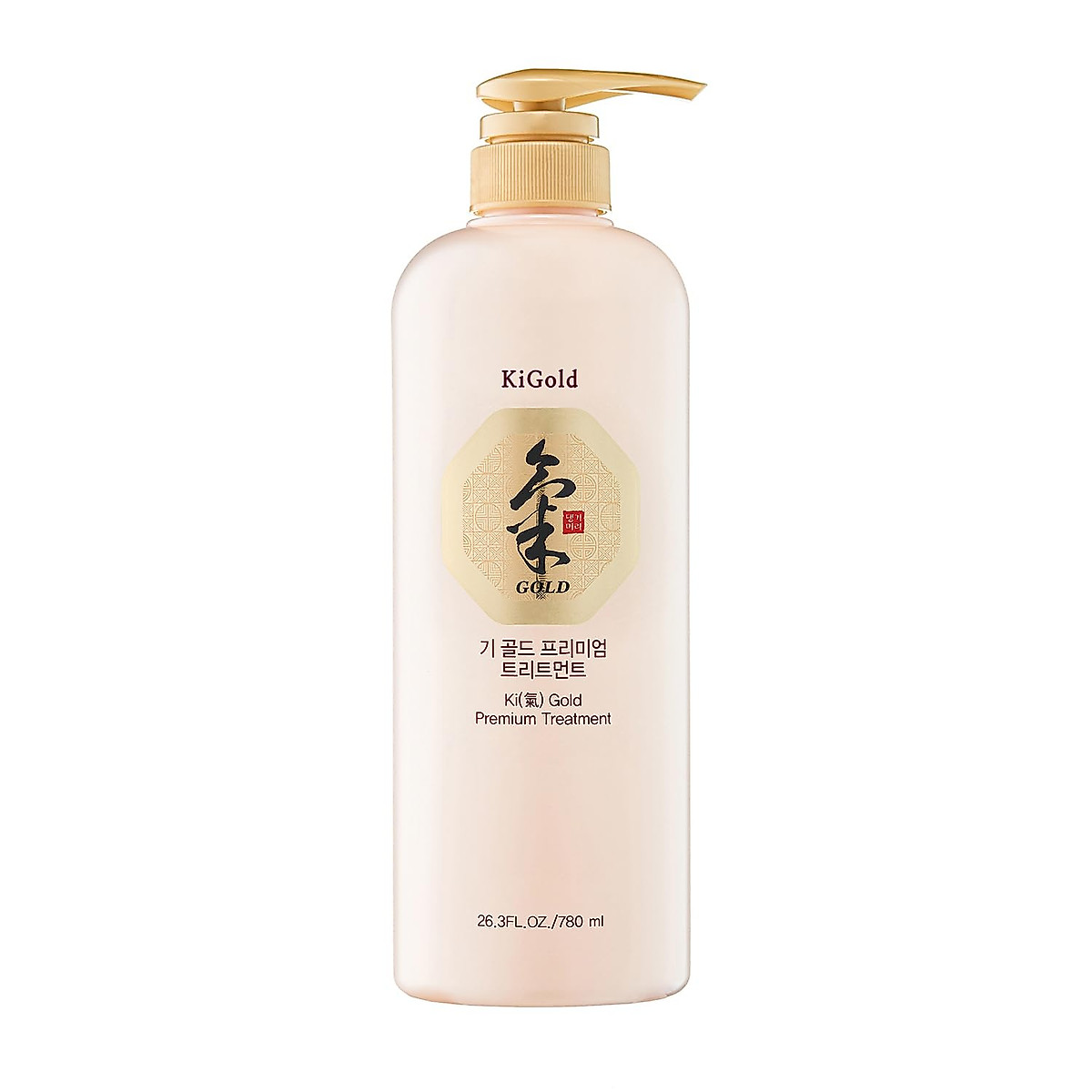 Daeng Gi Meo Ri- Ki Gold Premium Shampoo+Treatment Set, Effectively Moisture to Dry and Rough Hair, No Artificial Color, 780ml each