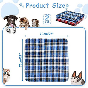 QUEARN Washable Pee Pads for Small Animal,Waterproof Reusable Puppy Potty Training Pads, Anti Slip Whelping Pads Super Absorbent Cage Liners for Ferrets, Hamsters, Rabbits & All Small Animals (SM)