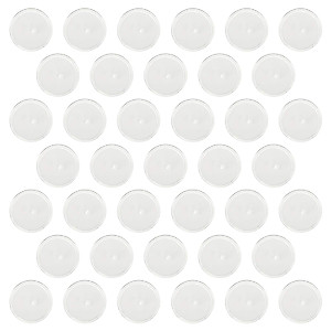 Cabilock Adhesive Ceiling Hook 2cm Mini Clear Clear Mini Hooks Small Disc Hanging Hook Punch- Traceless Hooks Hanger for Light Fixture Flagpole Poster Hanging Ornament 50Pcs