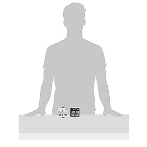 Primitives by Kathy 23238 Chevron Trimmed Box Sign, 3 x 3-Inches, I Love You