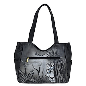 Anna by Anuschka Shoulder Bag, African Leopard